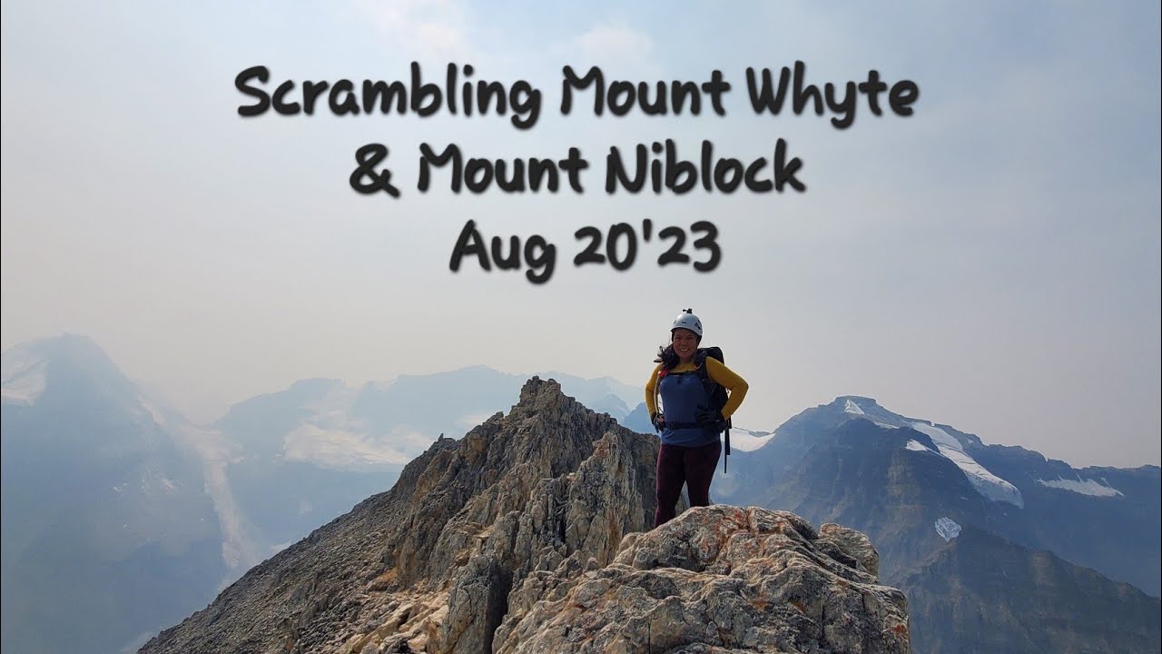 Mount Whyte and Mount Niblock Scramble - YouTube