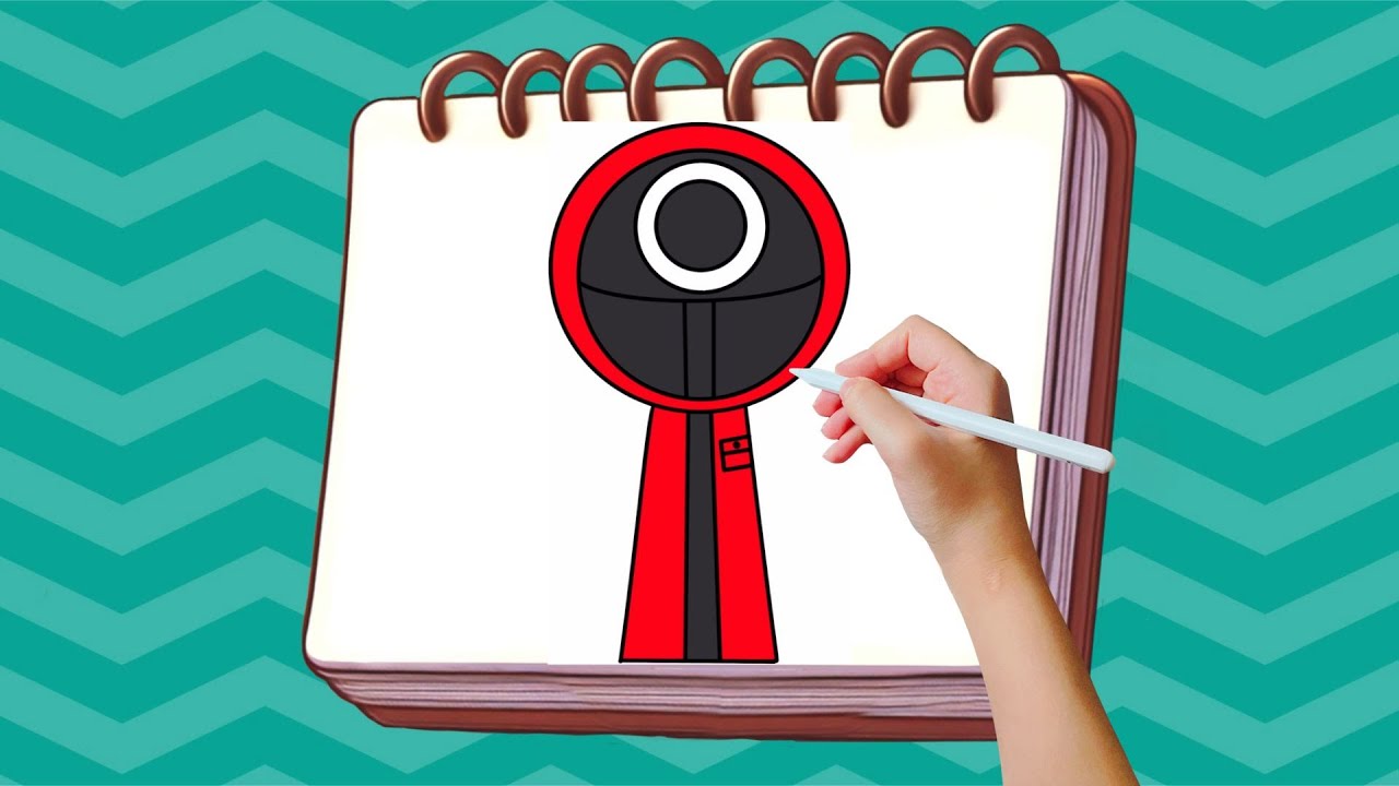 DRAW Squid Game in SPUNKI Style LIKE a PRO! - YouTube
