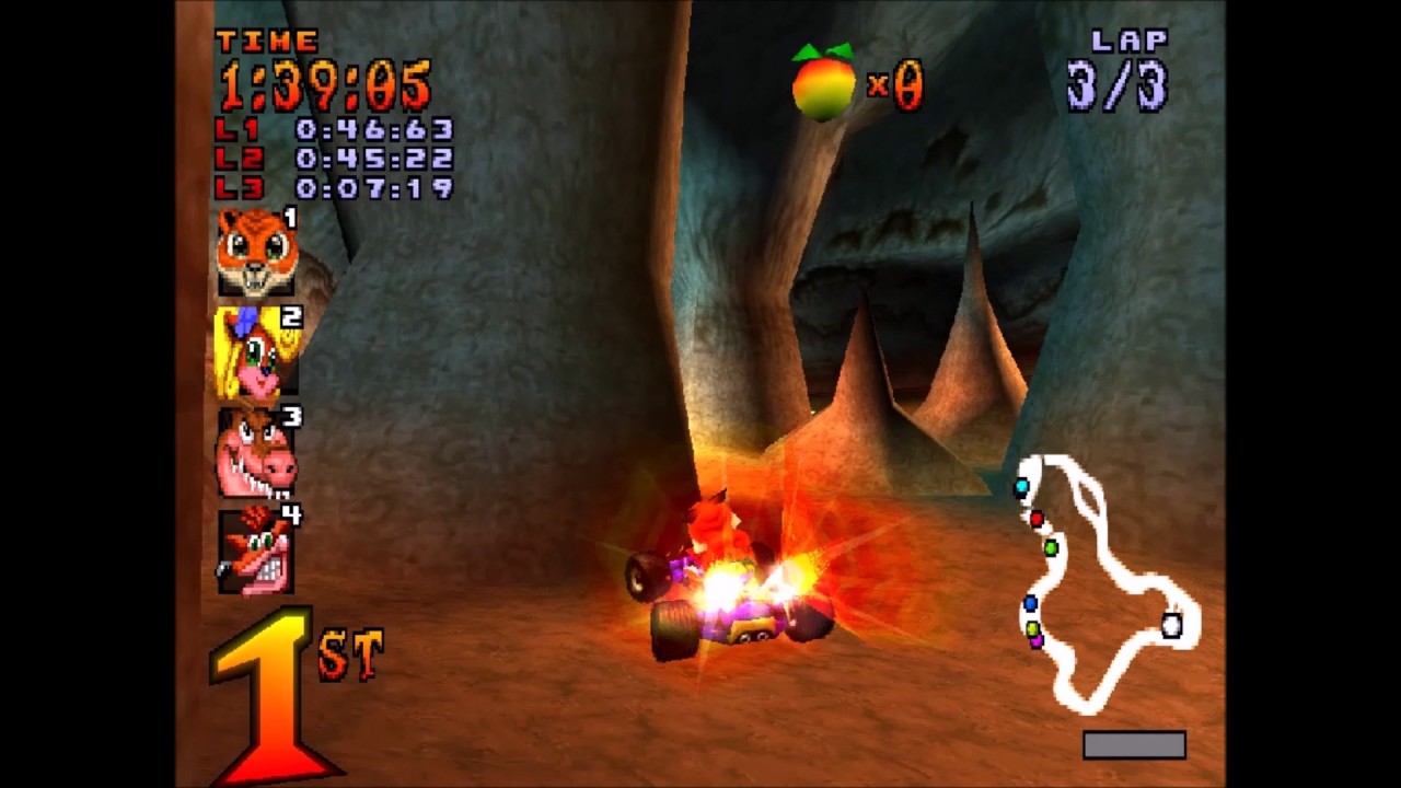 Gameplay PSX Crash Team Racing (CTR) Part 1 - YouTube