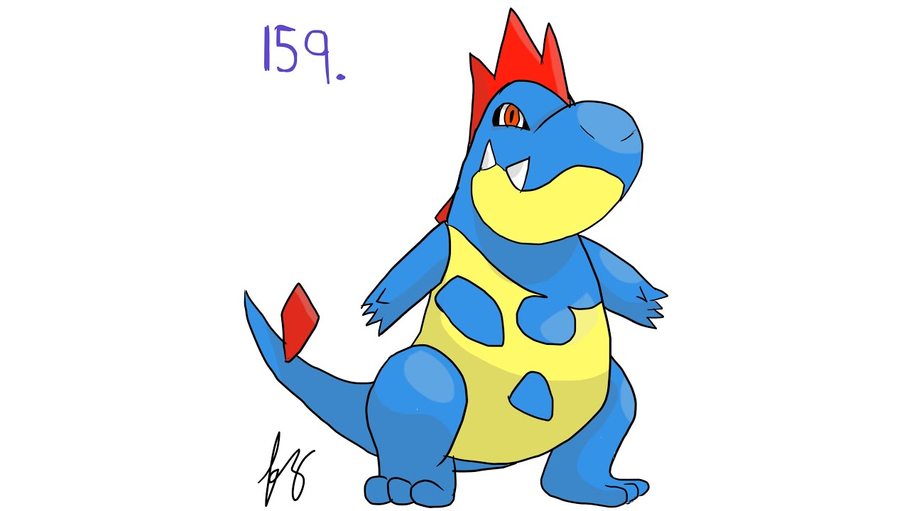 Drawing Croconaw - YouTube