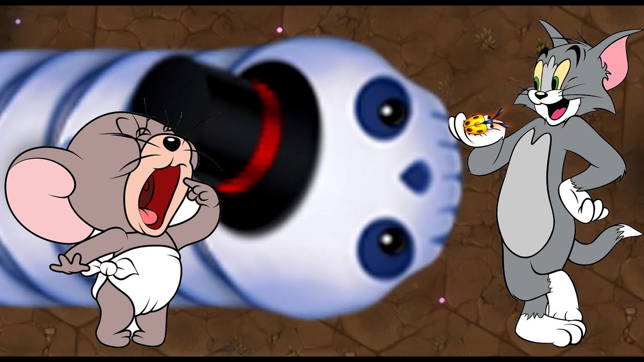 TOM AND JERRY LITTLE BIG SNAKE GAMEPLAY | LITTLE BIG SNAKE.IO | Bigger ...