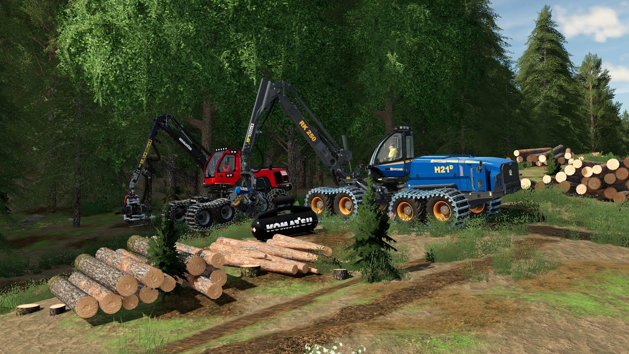 That's a lap | EP. 15 | Fs22 timelapse | Forestry in Eledan - YouTube