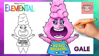 How To Draw Wade from Elemental | Disney Pixar | Cute E... | Doovi