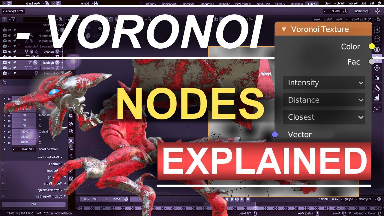 Blender 2.8 : Voronoi Maps (In 2 Minutes!!!) - YouTube