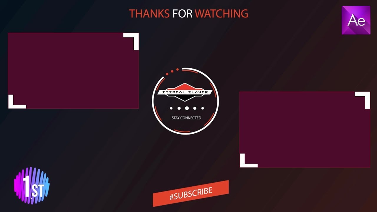 Free - YouTube End Screen Templates | Free After Effects Template ...