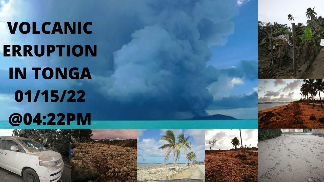 VOLCANIC ERRUPTION IN TONGA-Aftermath - YouTube