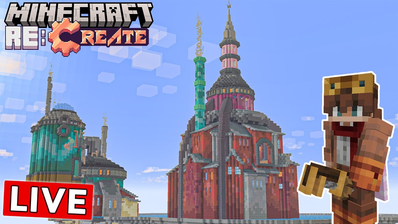 Rebuilding my CREATE SETUP :: Minecraft Re:Create SMP - YouTube