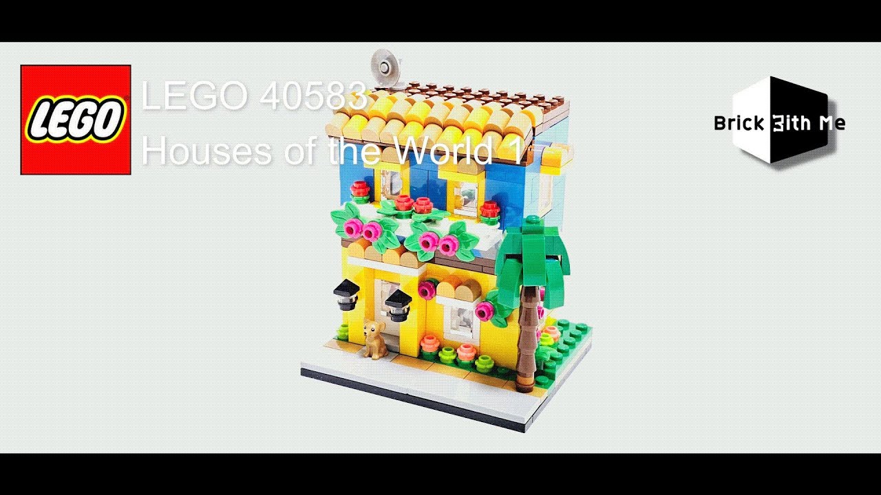 LEGO GWP 40583 Houses of the World 1 speedbuild BrickwithMe - YouTube
