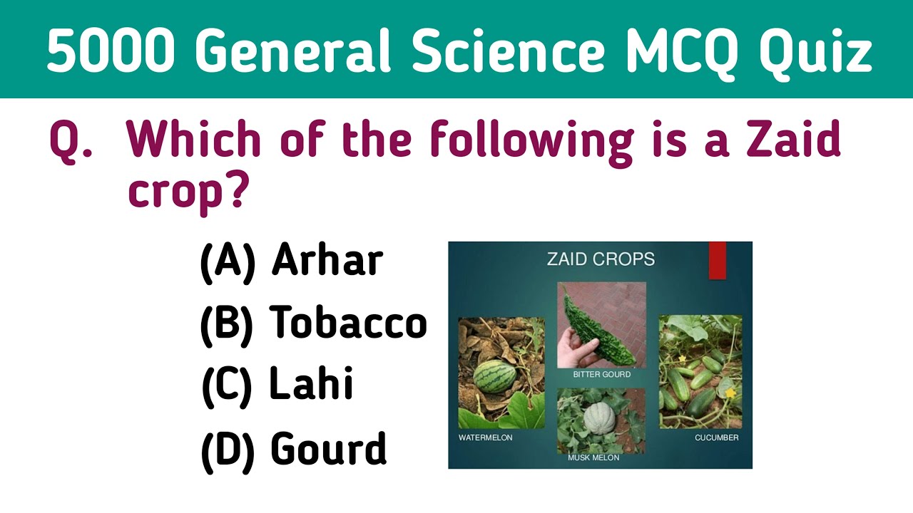 SCIENCE 30 MCQs QUIZ (Set 34) / IMPORTANT for All COMPETITIVE Exams ...