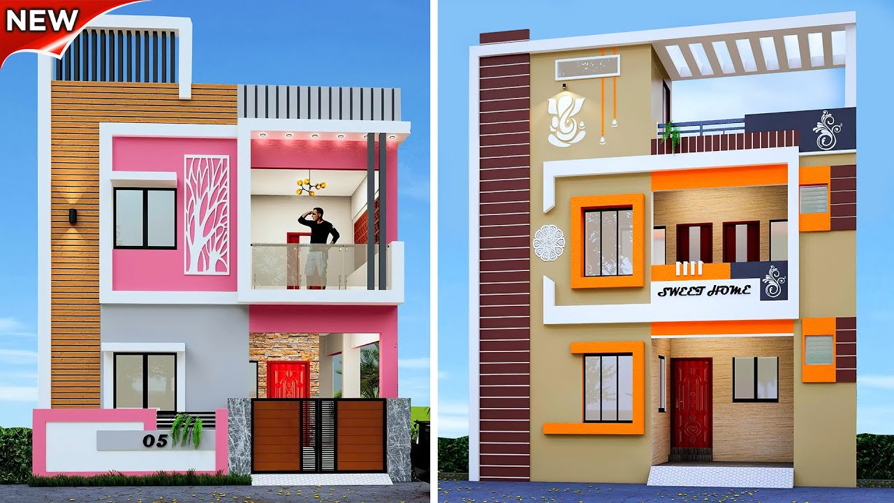 Modern 2nd Floor House Front Design Simple Indian Style - Infoupdate.org