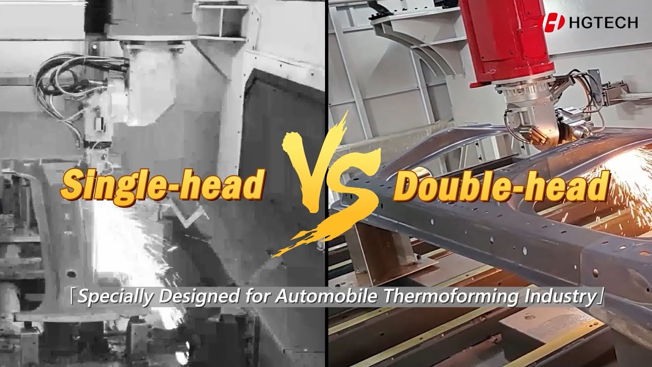 【HGTECH】New Product Launch!Dual-head Three-dimensional Five-axis Laser ...