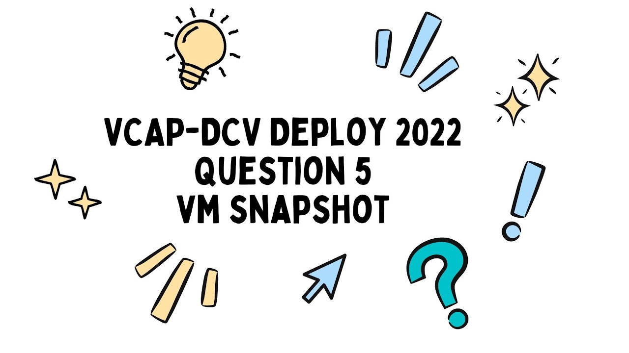 VCAP DCV Deploy Q5 - YouTube