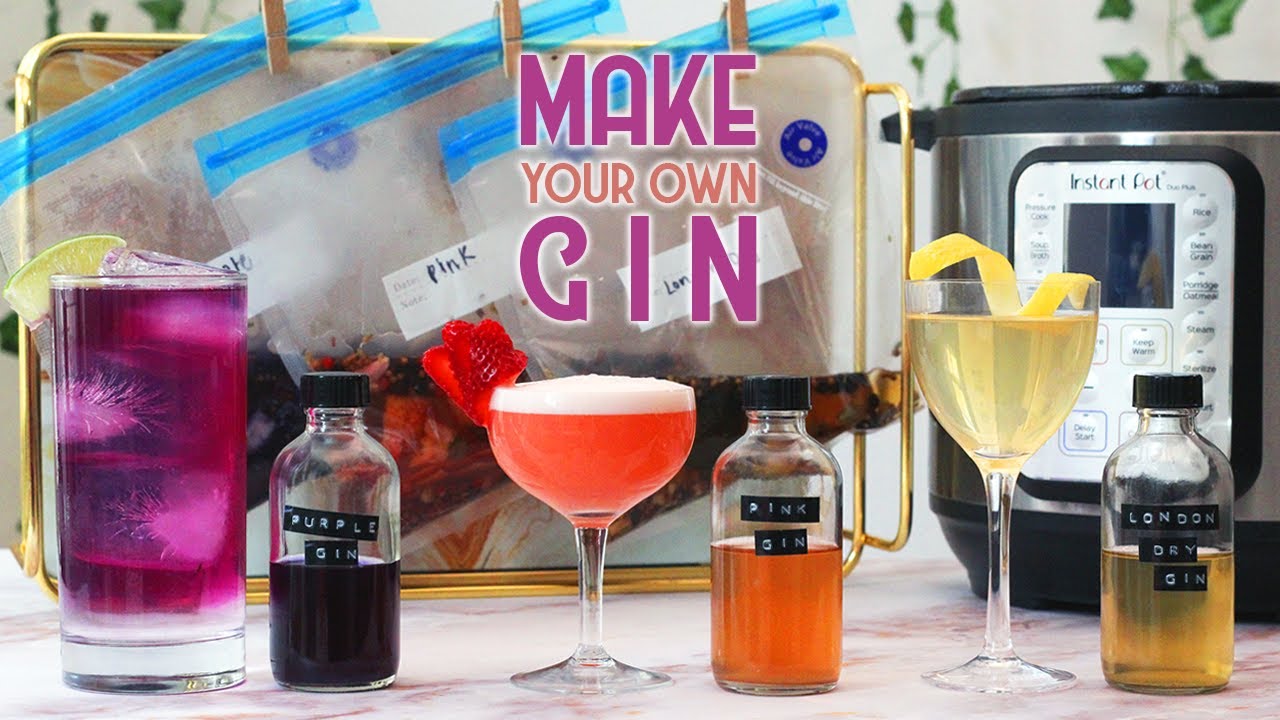 How To Make Gin In An Instant Pot - Sous Vide London Dry Gin, Pink Gin ...