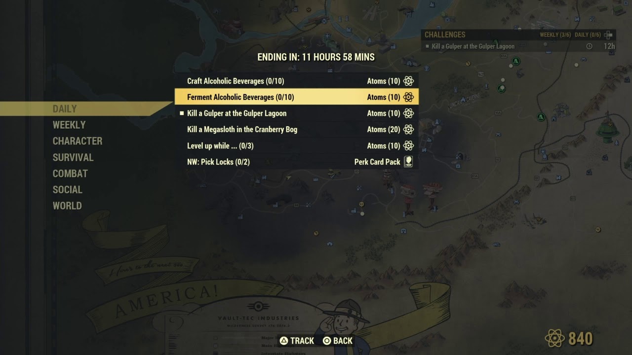 Fallout76 daily challenges 2 (gulper lagoon) - YouTube