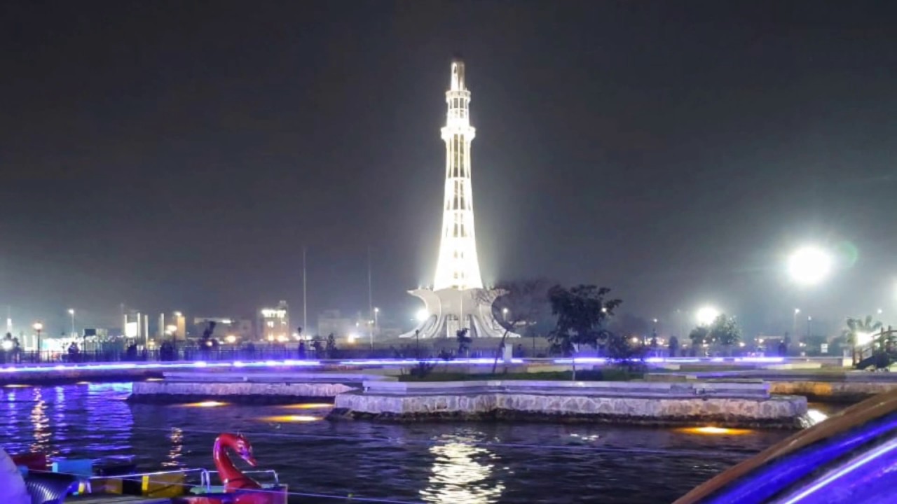 Minar Pakistan Night View & Spring Season Photography in HD Exclusively ...