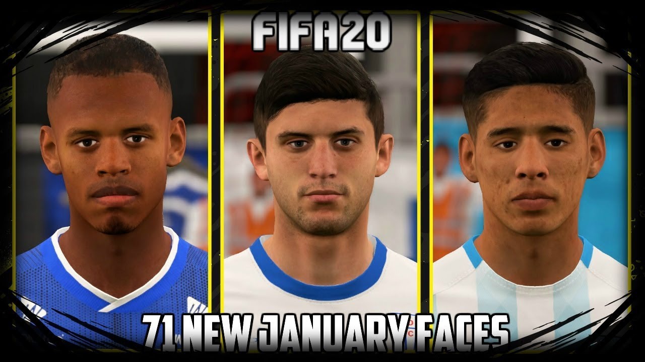 FIFA 20 | All January 71 Face Scans Update | Racing Club +More _ Franco ...