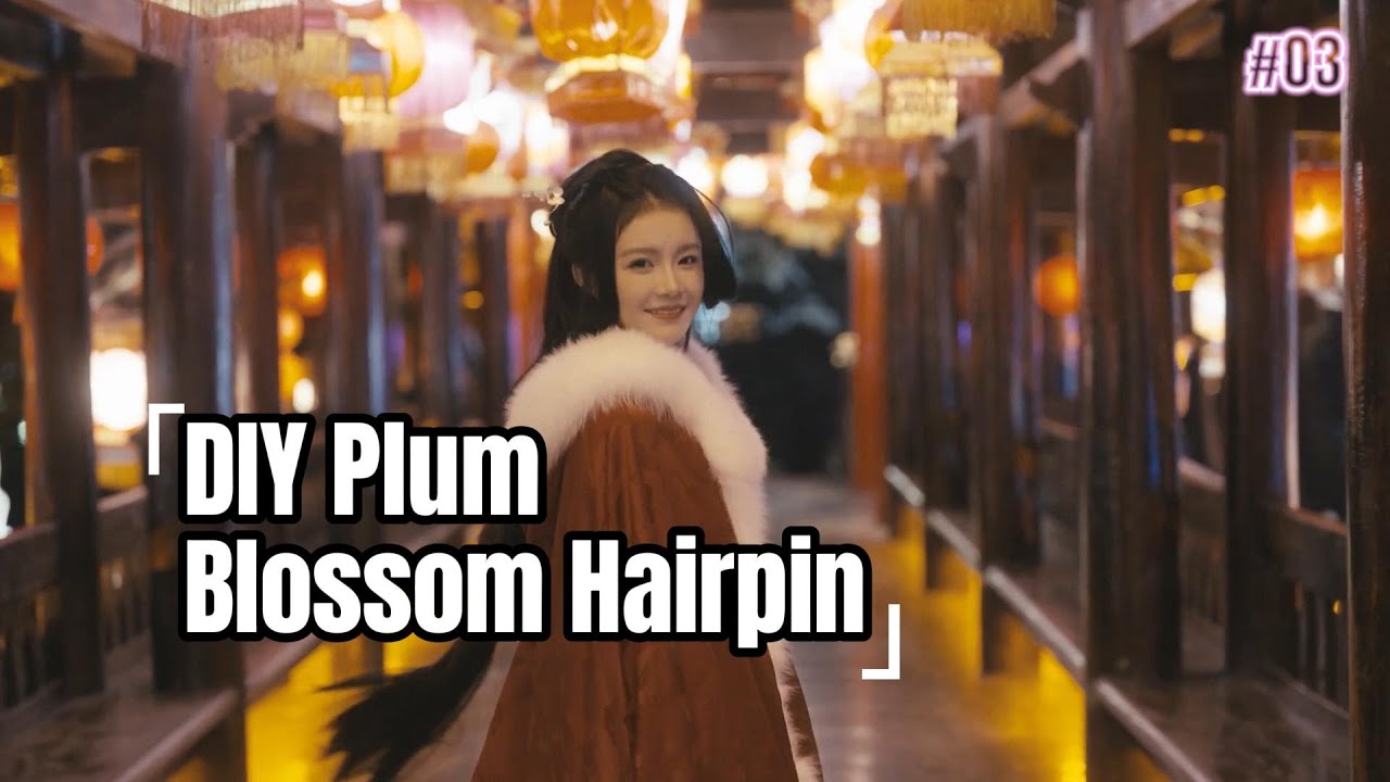 How to make plum blossom hairpins that bloom on their own ? China ...