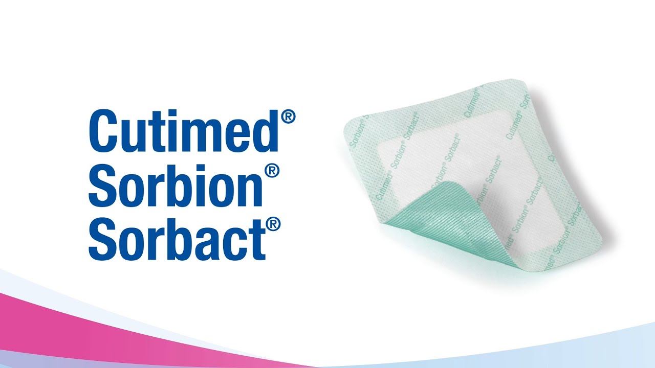 Cutimed Sorbion Sorbact I Apósito para controlar heridas - YouTube