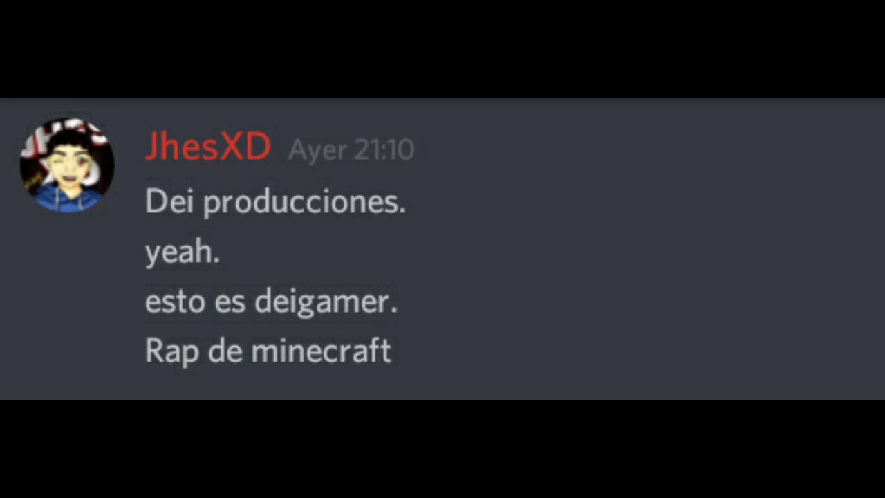 RAP MINECRAFT POR DEIGAMER (CON MEJOR EDICIÓN) [DISCORD MEME] - YouTube