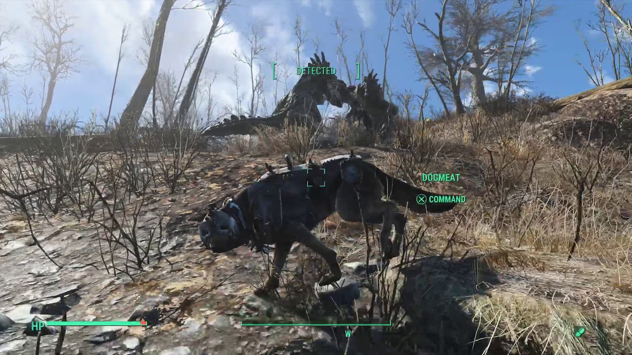 Fallout 4 - Deathclaws Fighting - YouTube