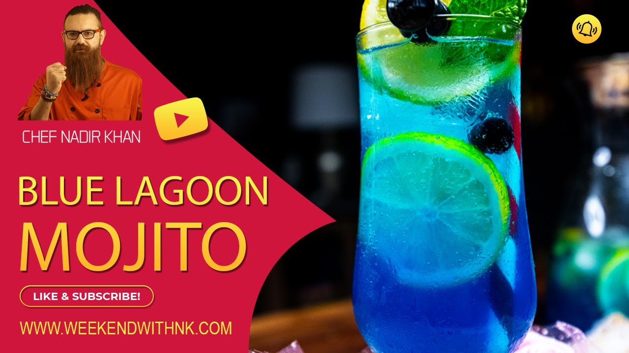 Blue Lagoon Mojito Recipe I How to make Blue Mojito at home - YouTube