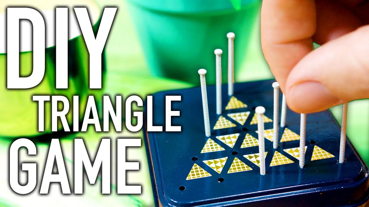 DIY Coffee Table Triangle Game for When You’re Bored! - HGTV Handmade ...