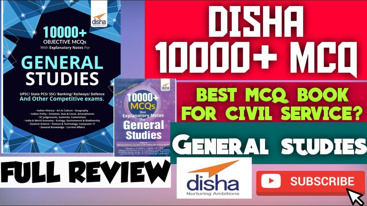 #disha_publication Disha 10000 plus mcq book for general studies - YouTube