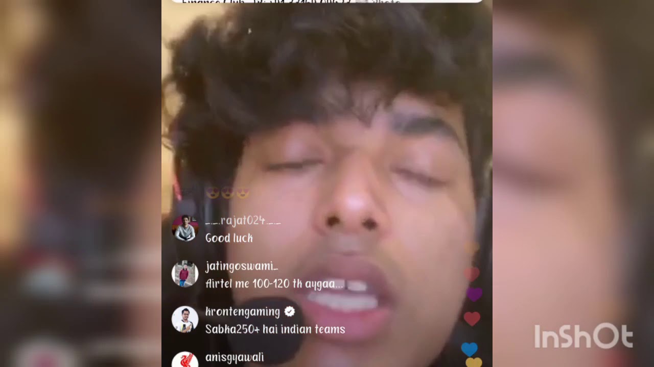 JONATHAN INSTAGRAM LIVE AFTER PING ISSUE 😑 - YouTube