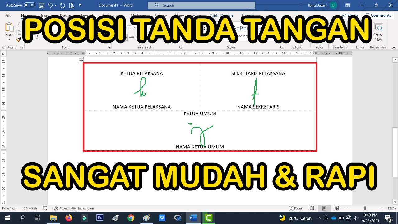 Tips Menempatkan Posisi Tanda Tangan pada Surat dengan Mudah dan Rapi ...
