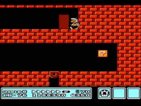 Super Mario Bros 3 Bowser's Castle with Hammer Suit - YouTube
