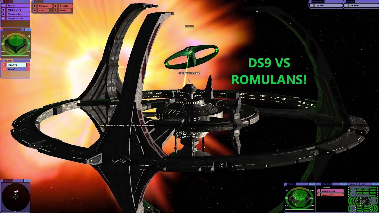Deep Space Nine VS Romulans | From DS9 Perspective | BC-Remastered | 2 ...