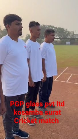 PGP glass pvt ltd kosamba surat cricket match - YouTube