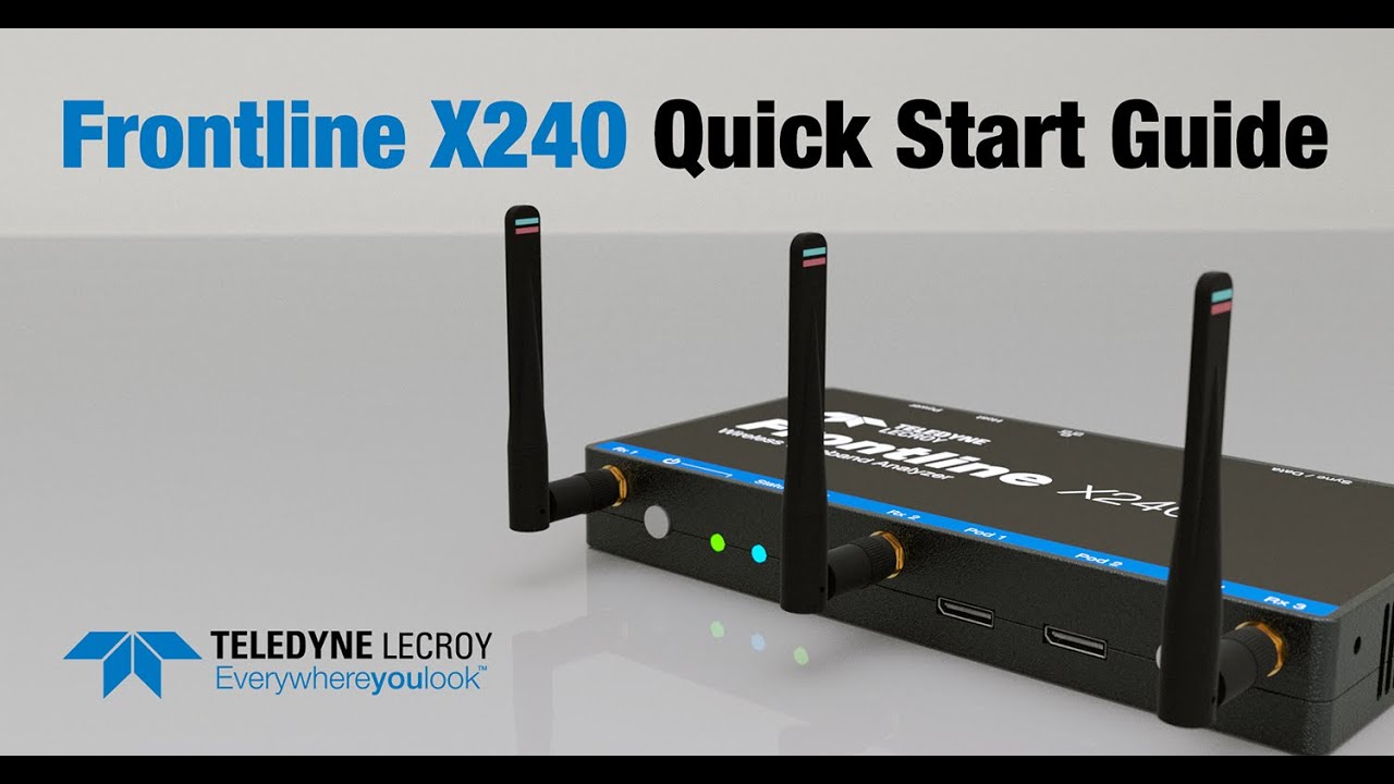 Frontline X240 Quick Start Guide - YouTube
