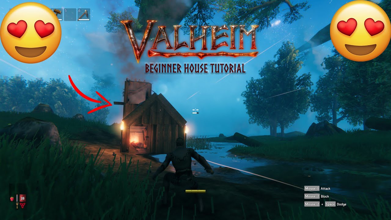 Valheim Epic Beginner House Tutorial ( Everything you need for your ...