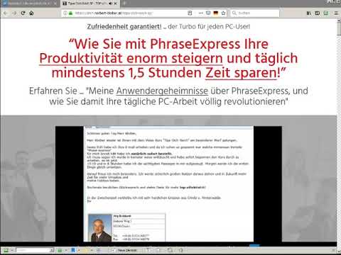 “Tippe dich reich” worum geht es dabei? Sehr intensive PC Arbeit mit PhraseExpress Einsatz - YouTube