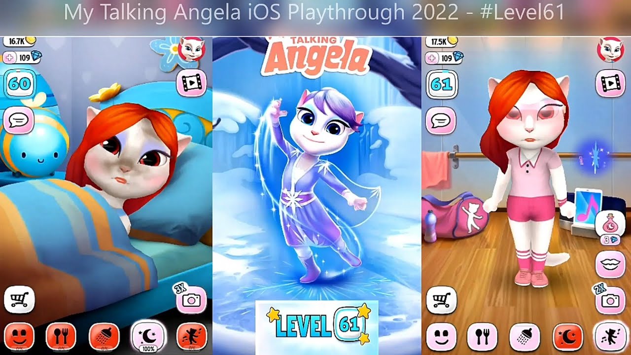 My Talking Angela | iOS | Playthrough 2022 | - #Level61 - YouTube