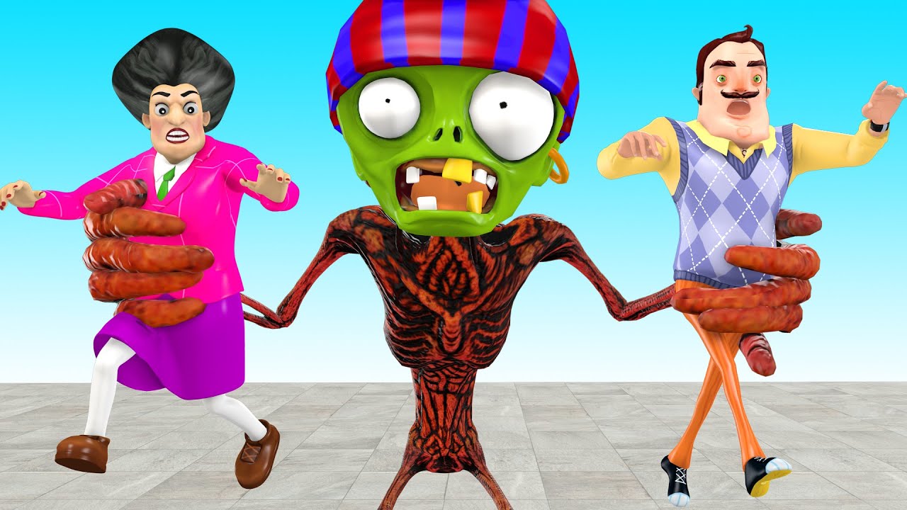 Scary teacher 3D Siren Head - NickJoker vs Tani Harley Quinn troll Miss ...