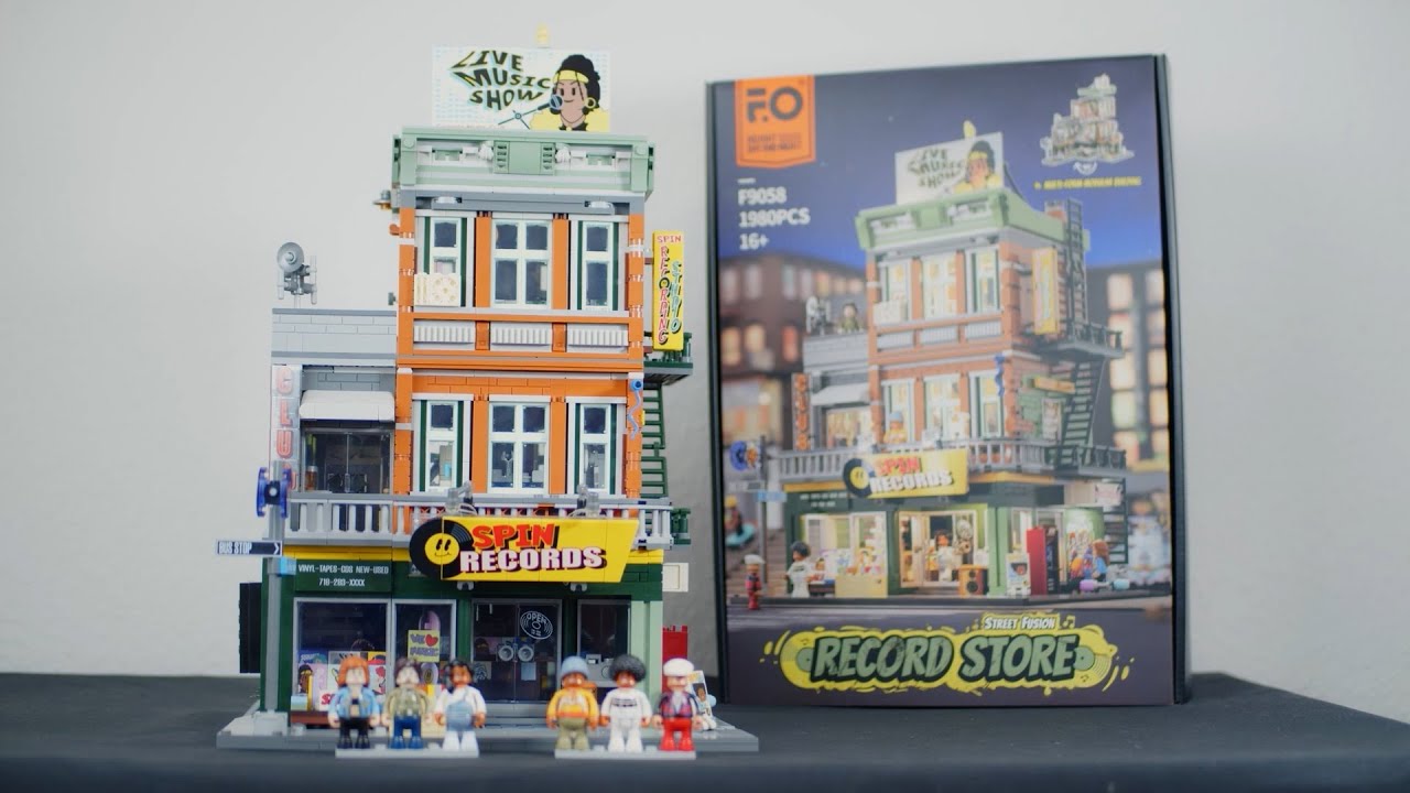 FunWhole F9058 - "Record Store" (Review) | #funwhole #review #bricks ...