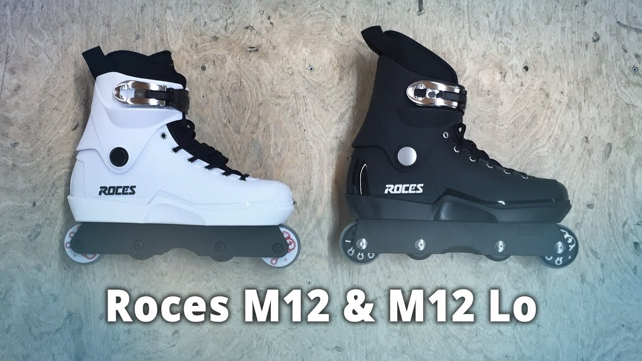 ROCES M12 & M12 LO White | Aggressive Inline Skates - YouTube