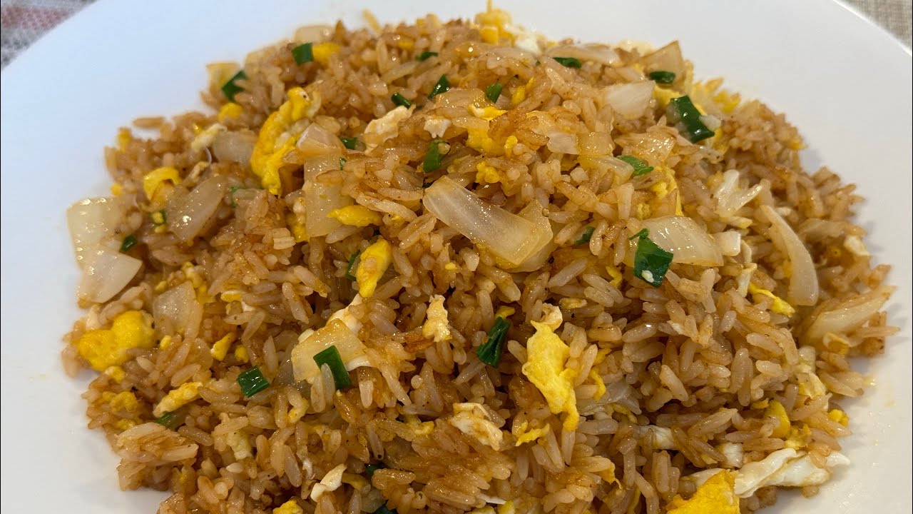 Quick and Easy Eggs Fried Rice Recipe - YouTube