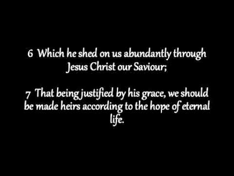 Titus Chapter 3 KJV AV Read Along - YouTube