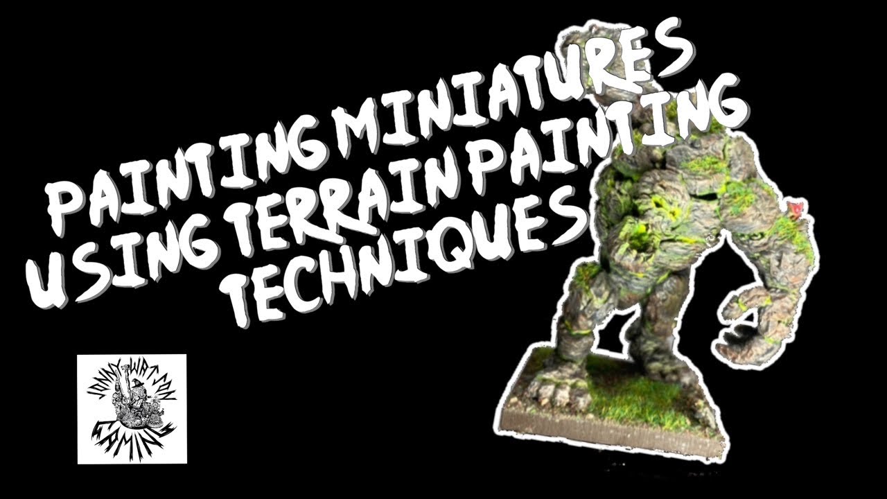Painting Miniatures Using Terrain Painting Techniques - YouTube