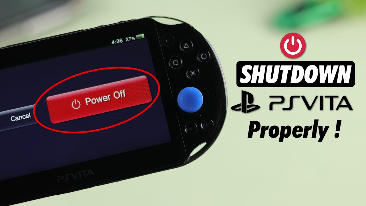 How To Turn Off PS Vita! - Shutdown Properly! - YouTube