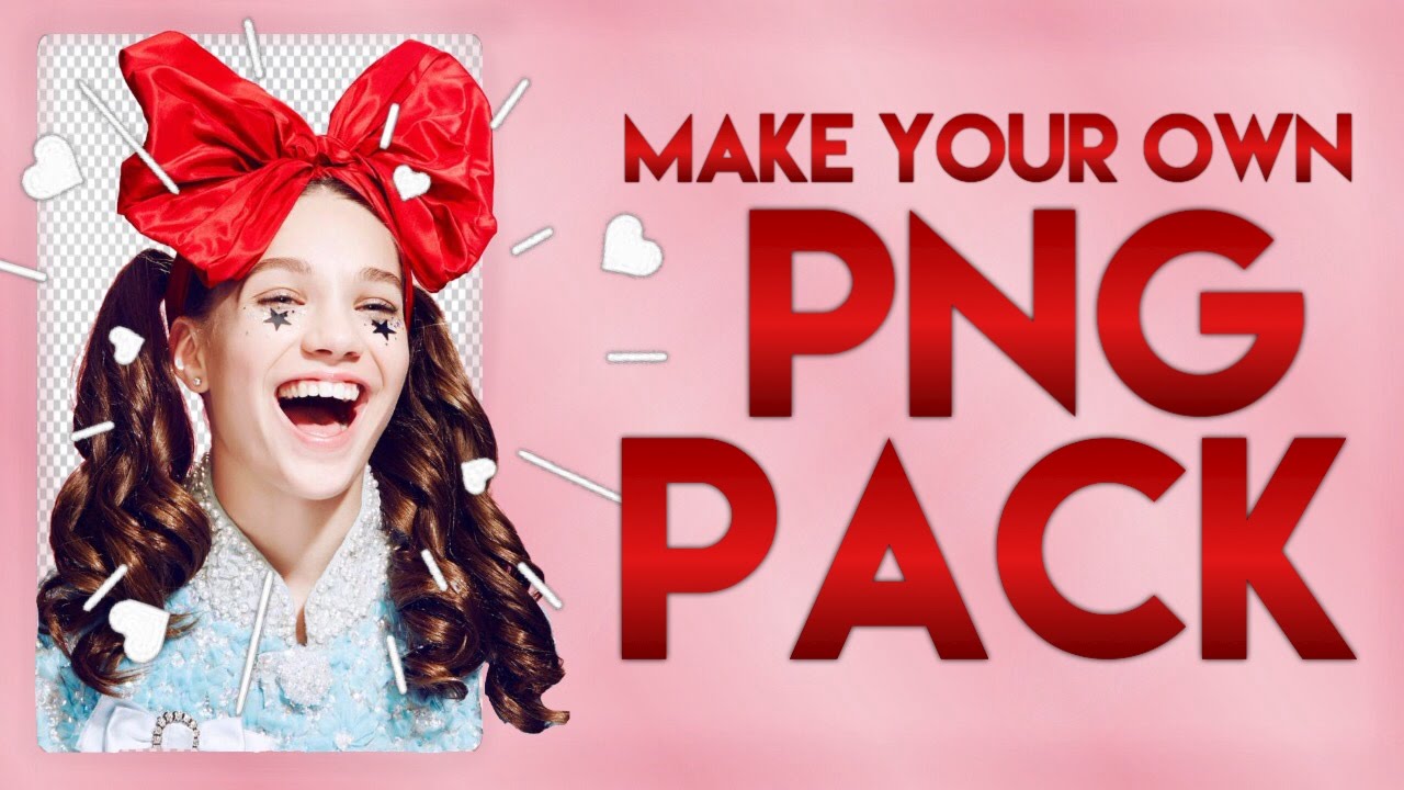How to make your own PNG pack - YouTube