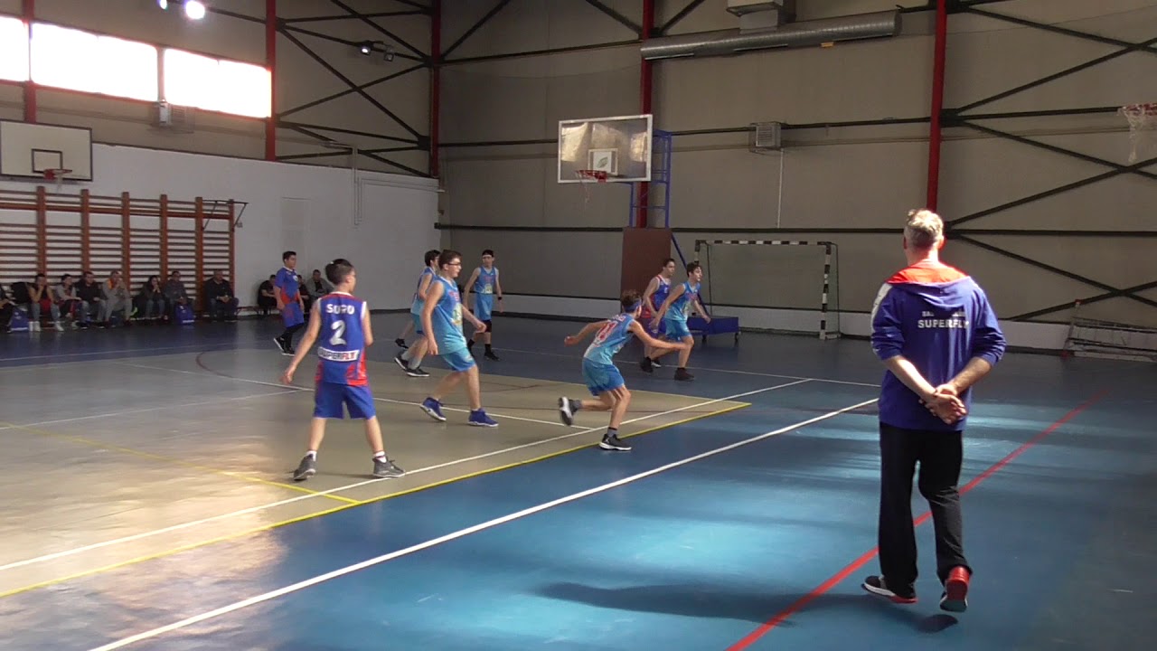 TACTIC Baschet Club (J3 - albastru deschis) vs BC.Super Fly - YouTube