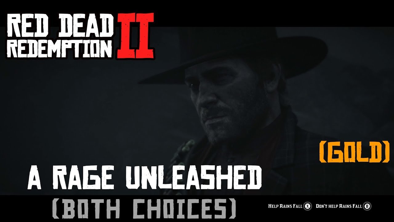 Red Dead Redemption 2 - A Rage Unleashed (Both Options) (Gold) - YouTube
