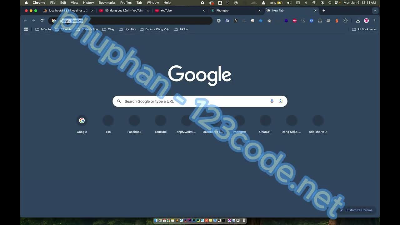 1. Đăng ký đăng nhập nodejs reactjs đồ án tìm phòng trọ - 123code.net - YouTube