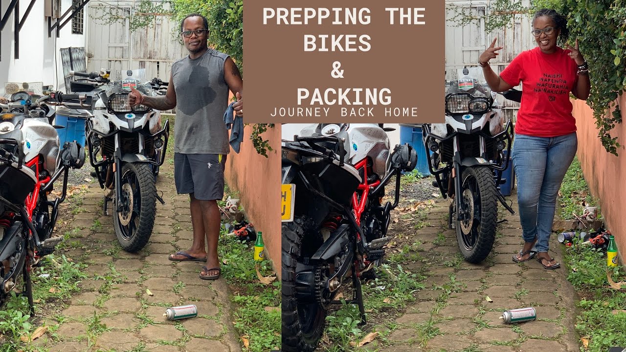 PREPPING THE BIKES #PART 1 - JOURNEY BACK HOME - YouTube