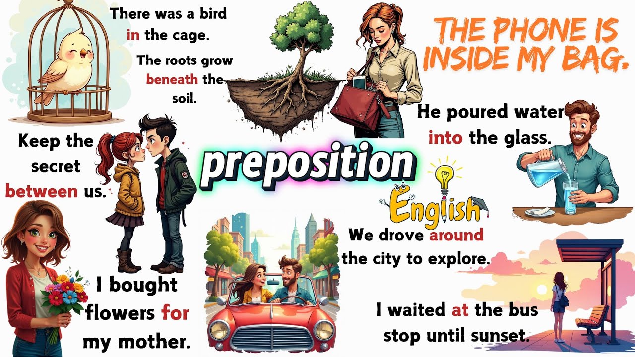Mastering English Prepositions: Simple Examples for Beginners - YouTube