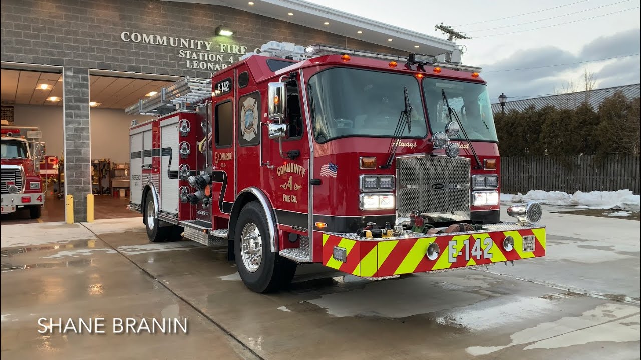 *BRAND NEW* MTFD Engine 142 31-4-76 Backing Into Quarters For The First ...